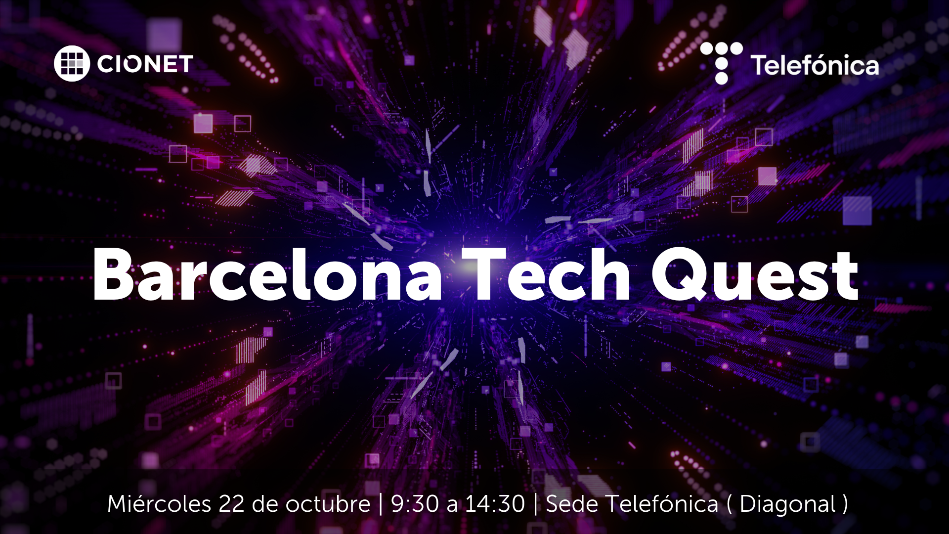 Barcelona Tech Quest 2025 CIONET miércoles 22 de octubre